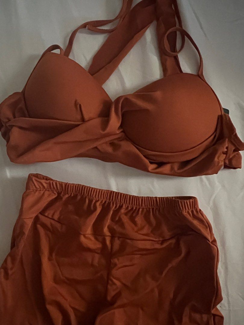 Orange 2-Piece Bikini, Women's Fashion, Swimwear, Bikinis & Swimsuits ...