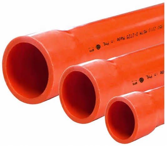 Orange pipe pvc electrical emeral 1/2, Commercial & Industrial, Construction Tools & Equipment ...