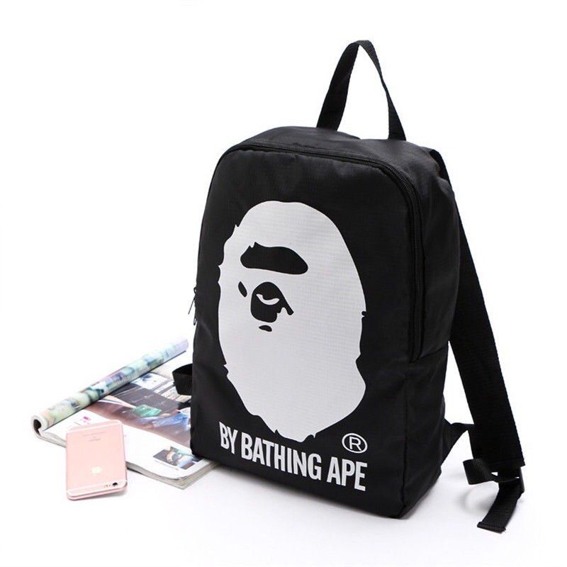 Original Bape A Bathing Ape Backpack Beg Galas Bag, Men's Fashion, Bags ...