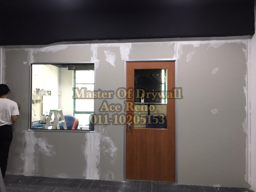 Partition Wall Dinding Gypsum Plaster Office, Services, Home Services ...