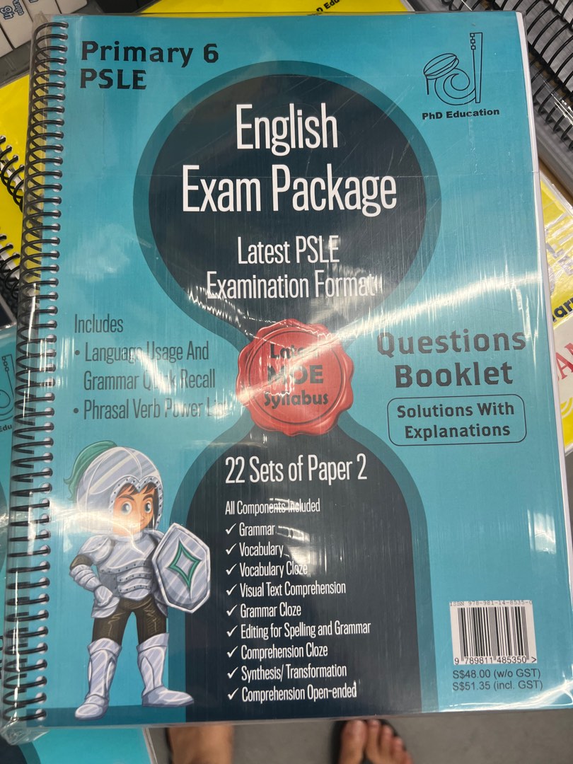 Phd Education English PSLE P6 Exam package, Hobbies & Toys, Books ...