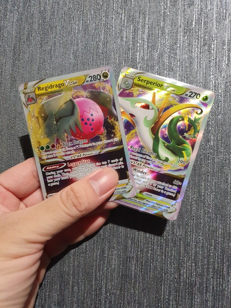 Pokemon TCG Silver Tempest Redridrago/Serperior VSTAR Ultra Rare Card ...