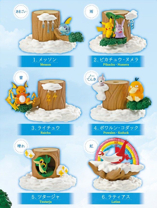 Pokemon - Re-Ment : Pokémon Forest 7 - Weather Tree, Hobbies & Toys ...