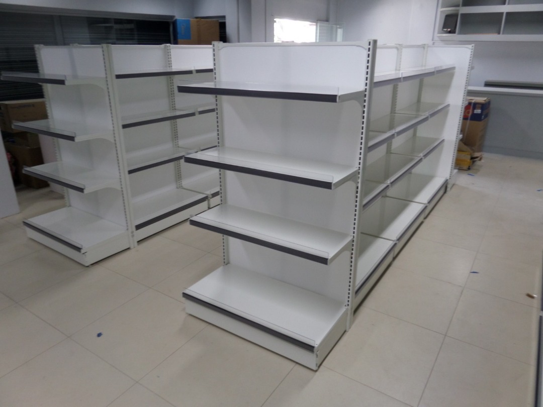 Polycarbonate Gondola Rack Adjustable Layer, Furniture & Home Living ...