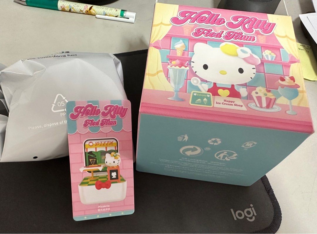 Popmart Hello Kitty Food Town, Hobbies & Toys, Toys & Games on Carousell
