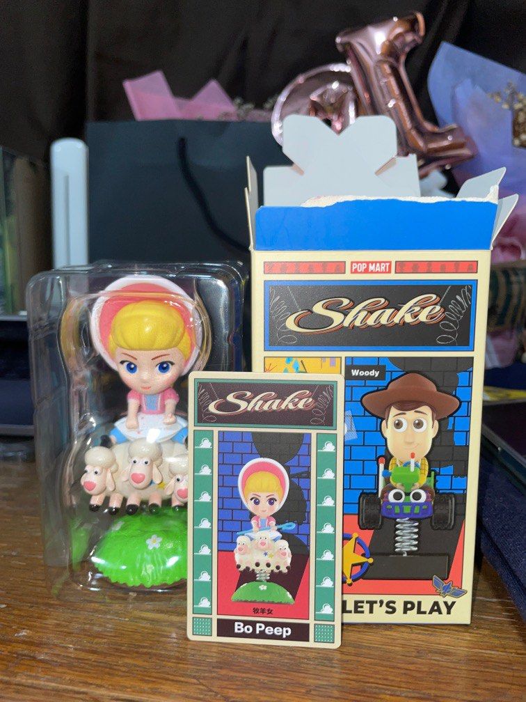 popmart pixar shake bo peep, Hobbies & Toys, Toys & Games on Carousell