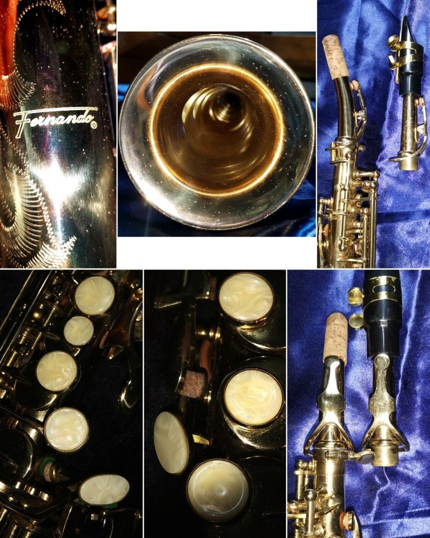 Pre-loved Fernando Soprano Saxophone, Hobbies & Toys, Music & Media ...
