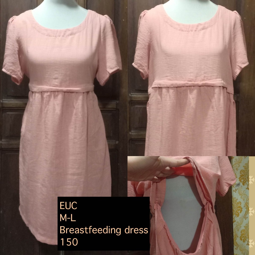 Pretty Preggy dress/Breastfeeding Dress, Women's Fashion, Dresses ...