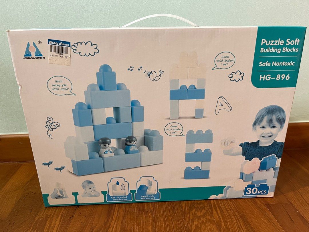 Puzzle soft building blocks for toddlers, Babies & Kids, Infant ...