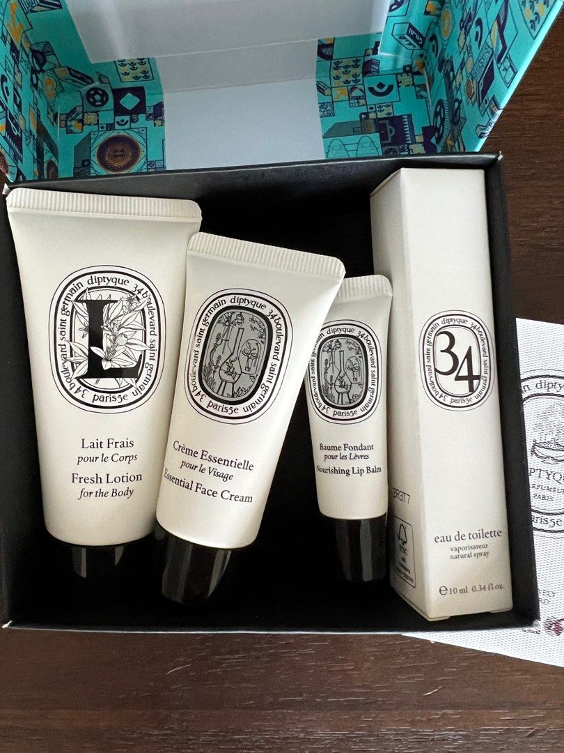 Qatar business class amenity kit by Diptyque, Hobbies & Toys, Travel ...