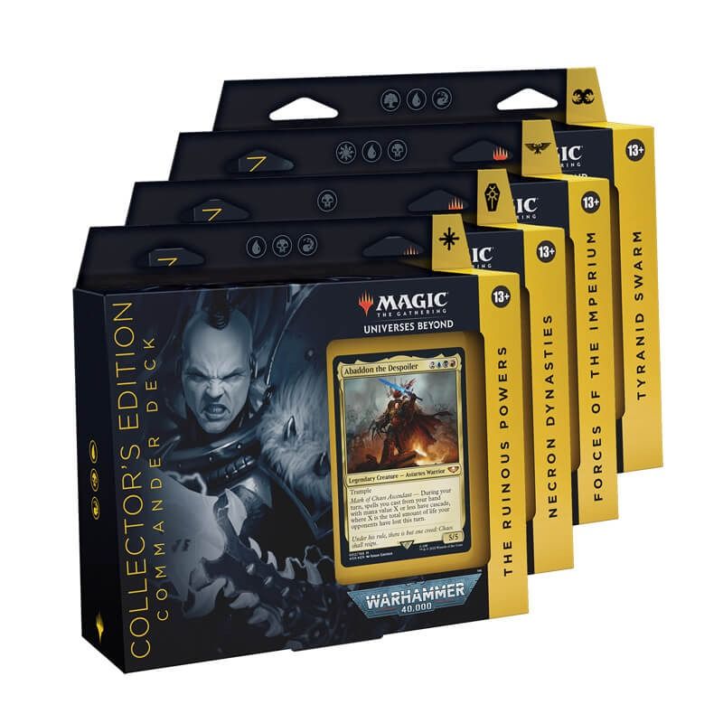 [Rare] MTG 40k Collector's edition (set of 4) MISB Magic the gathering ...