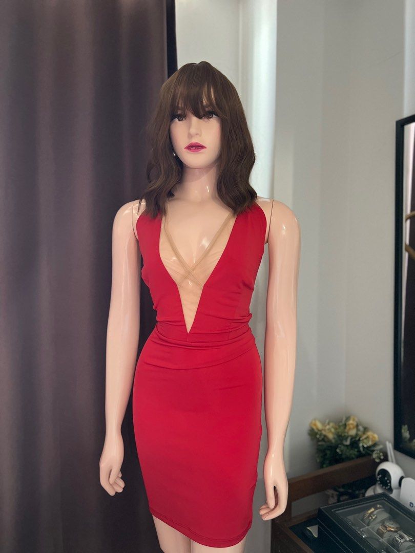 Red Sexy Dress Womens Fashion Dresses And Sets Dresses On Carousell