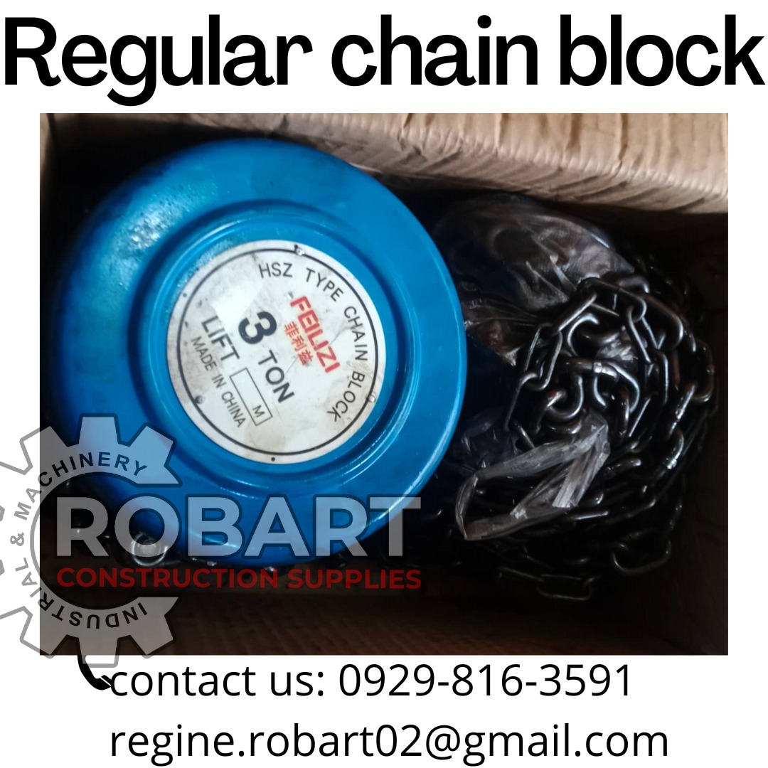 Regular chain block, Commercial & Industrial, Construction Tools ...
