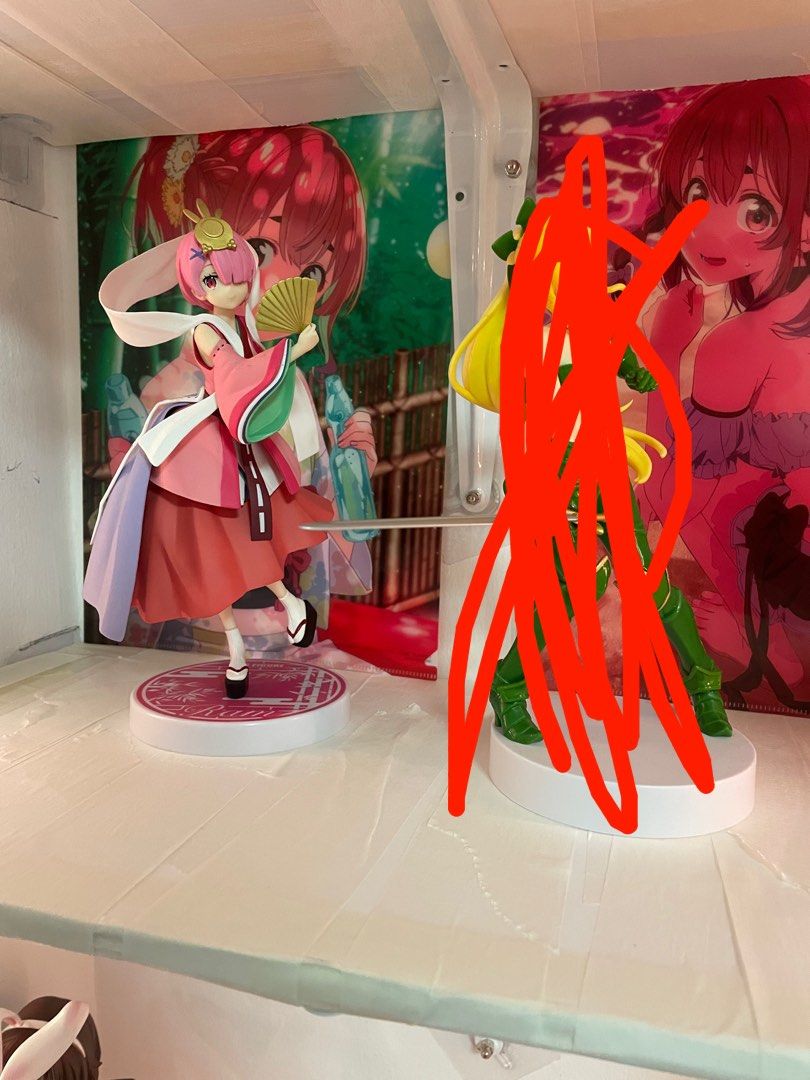 Rezero Ram Figure Figurine, Hobbies & Toys, Memorabilia & Collectibles ...