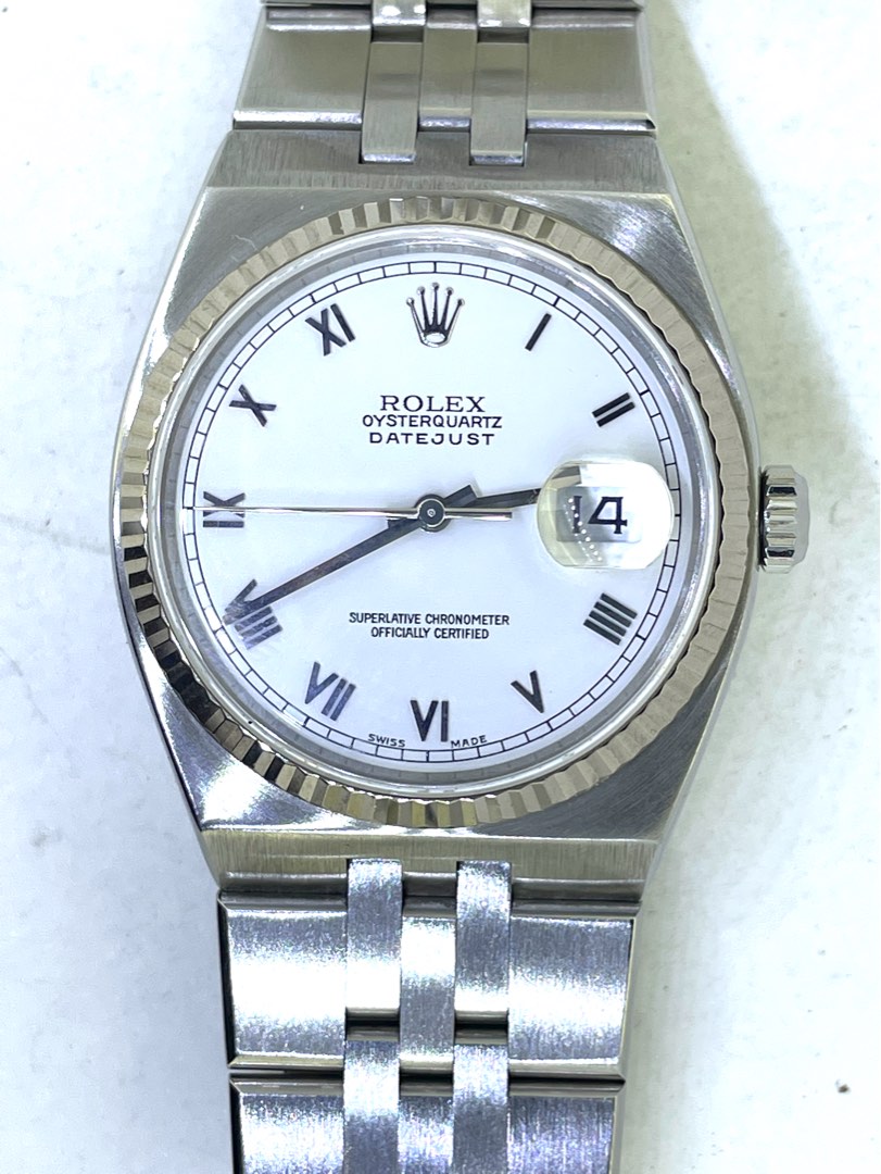 Rolex Datejust Oysterquartz 17014 Full Set (Rare), Luxury, Watches on ...