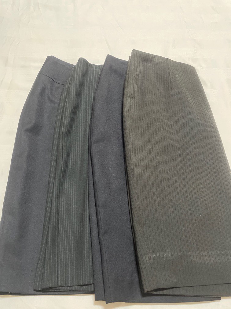 RTO Package - set of 4 work skirts - black, Women's Fashion, Bottoms ...