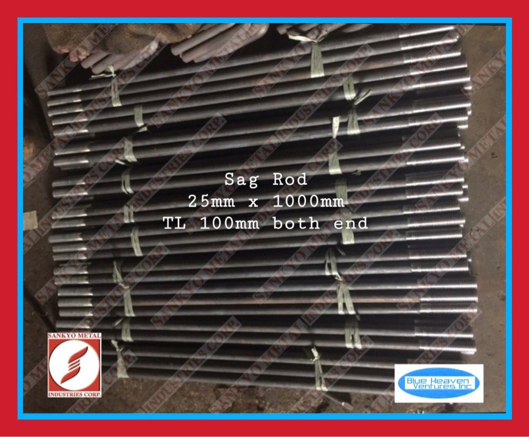 Sag Rod Or Stud Bolt, Commercial & Industrial, Construction & Building ...