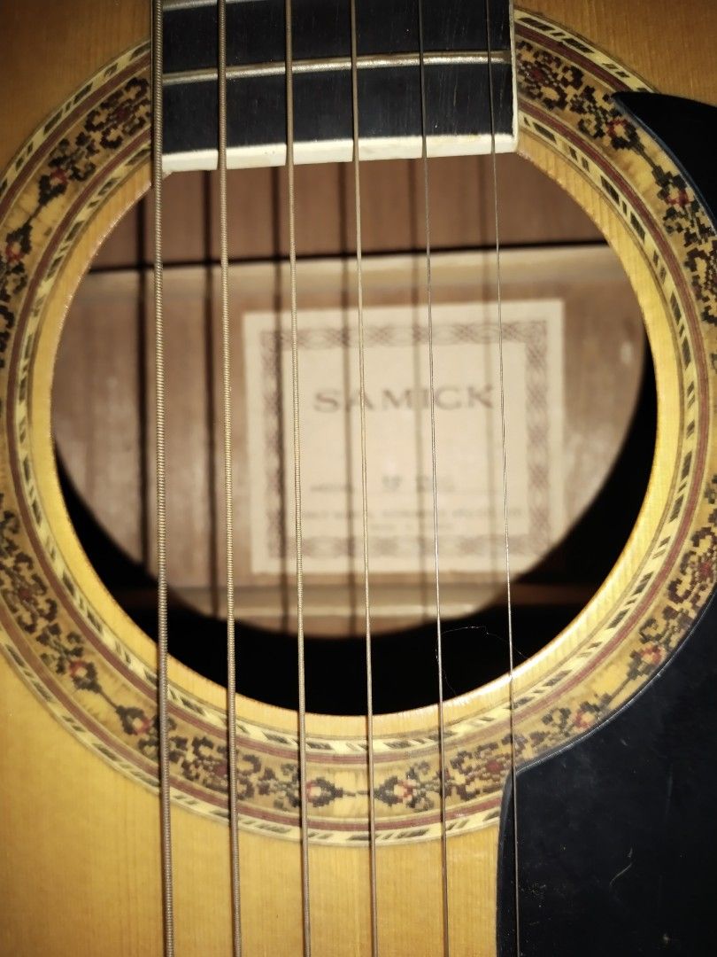 Samick Brand Acoustic Guitar, Hobbies & Toys, Music & Media, Musical Instruments on Carousell