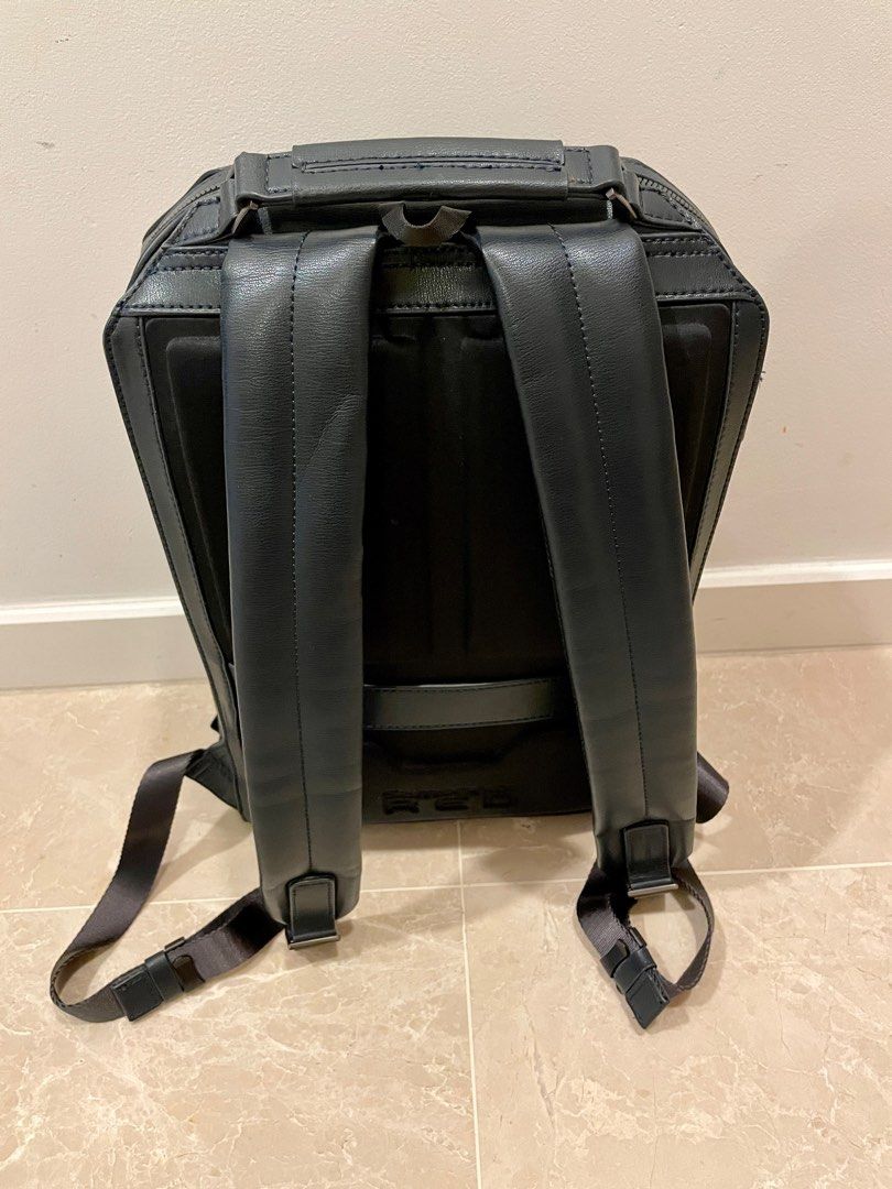 Samsonite leather backpack -blue, Men's Fashion, Bags, Backpacks on ...