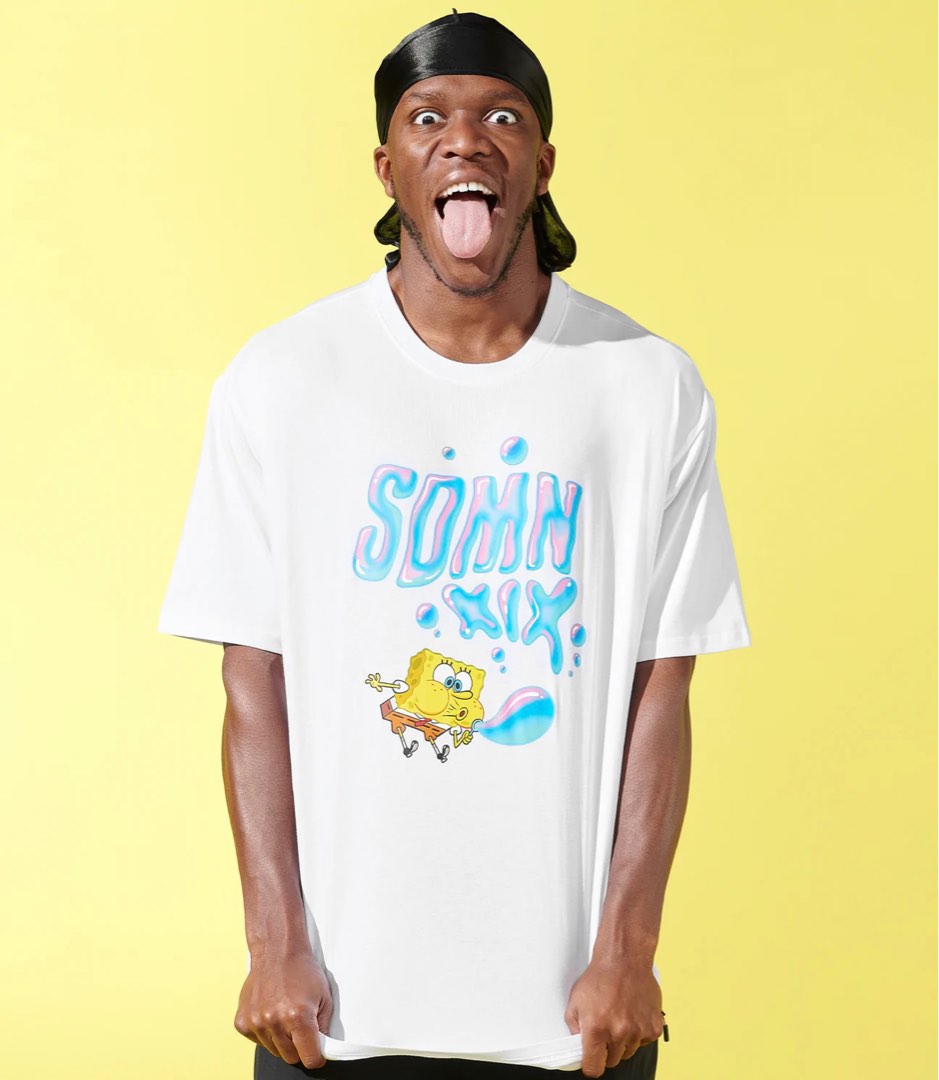 SDMN Sidemen Clothing x SpongeBob Tee, Men's Fashion, Tops & Sets ...