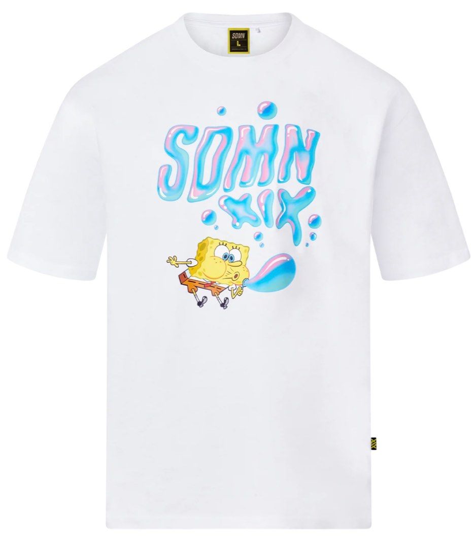 SDMN Sidemen Clothing x SpongeBob Tee, Men's Fashion, Tops & Sets ...