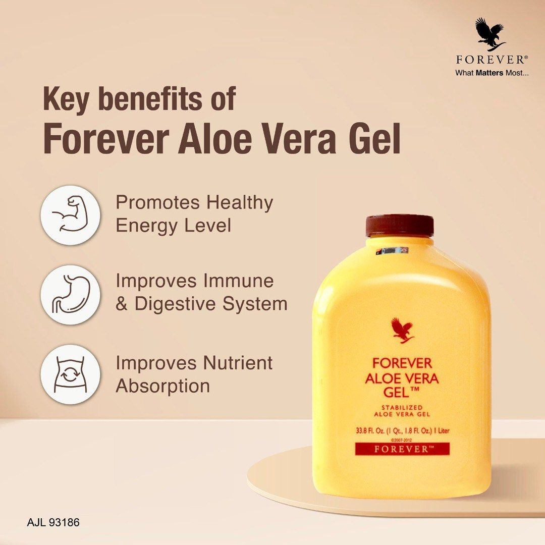 [SG authentic] forever aloe vera gel, Health & Nutrition, Health ...