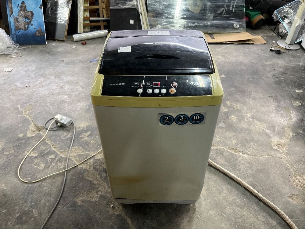 SHARP Top Load 7KG Washing Machine Model ESX715 / Model Mesin Basuh ...