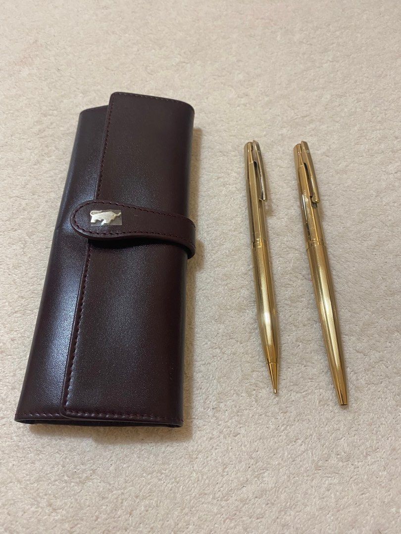 Sheaffer Ballpoint Pen Mechanical Pencil Braun Buffel Set, Luxury ...