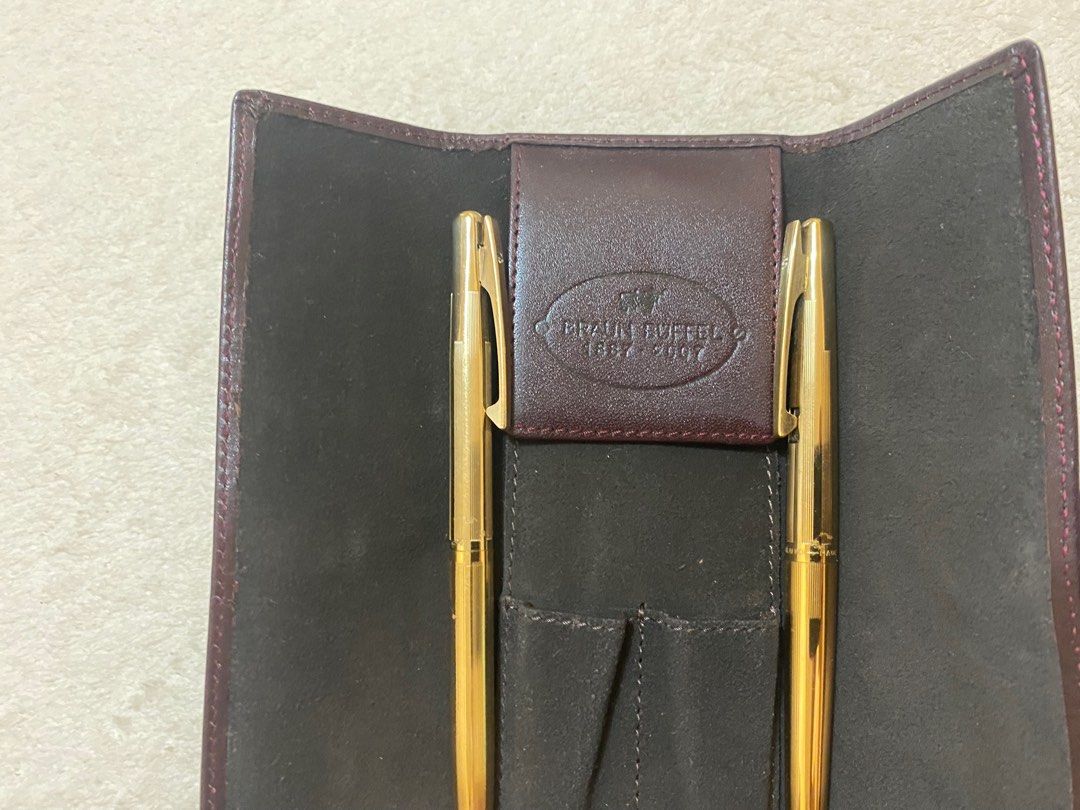 Sheaffer Ballpoint Pen Mechanical Pencil Braun Buffel Set, Luxury ...