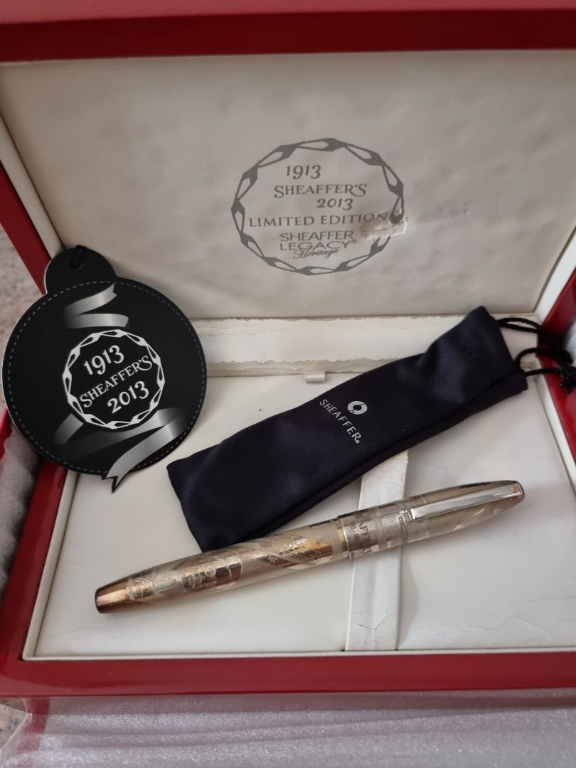 SHEAFFER LEGACY HERITAGE STERLING SILVER CENTENNIAL LIMITED EDITION ...