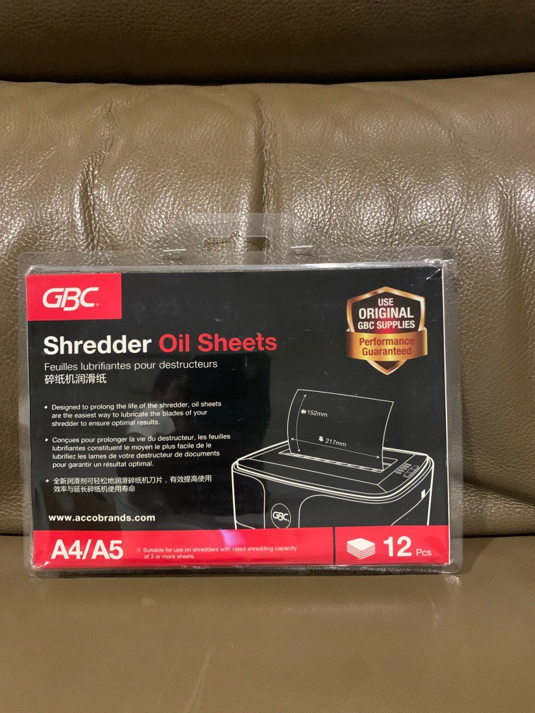 Shredder oil sheets, Announcements on Carousell