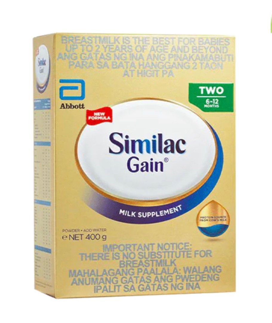 SIMILAC GAIN TWO 6-12 MONTHS 400g., Babies & Kids, Going Out, Other ...