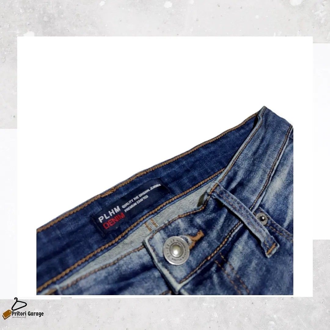 Soft Jeans Dry Denim Polham Slim Fit Light Blue Wash Color "Vintage ...