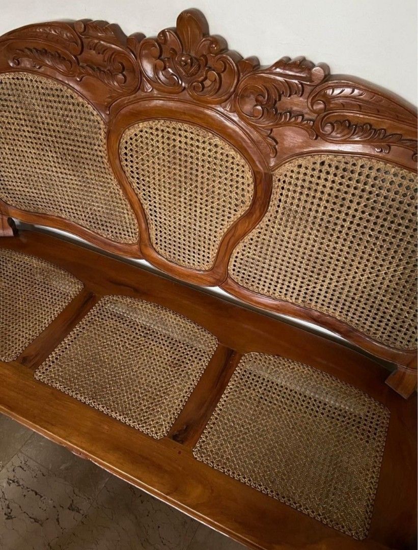 Solihiya Sofa (Narra), Furniture & Home Living, Furniture, Sofas on ...