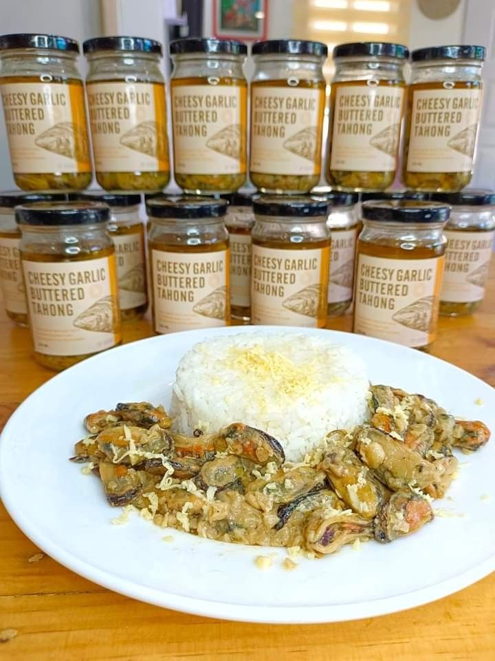 Spicy and Cheesy Garlic Tahong in a Jar, Food & Drinks, Local Eats on ...