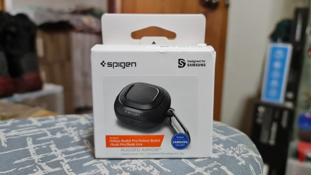 Spigen Rugged Armor casing for Galaxy Buds2 Pro / Buds2 / Buds Pro / Buds Live, Audio, Portable ...