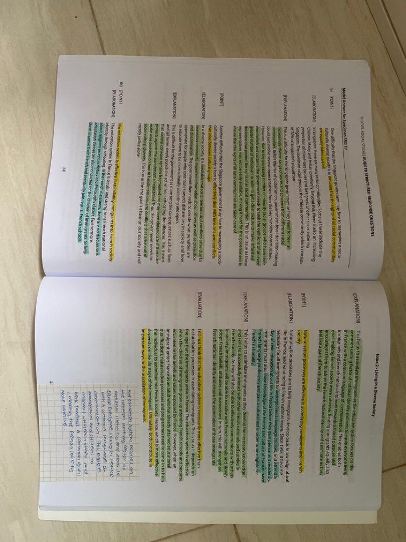 SS O Level Guide for structured-response questions, Hobbies & Toys ...