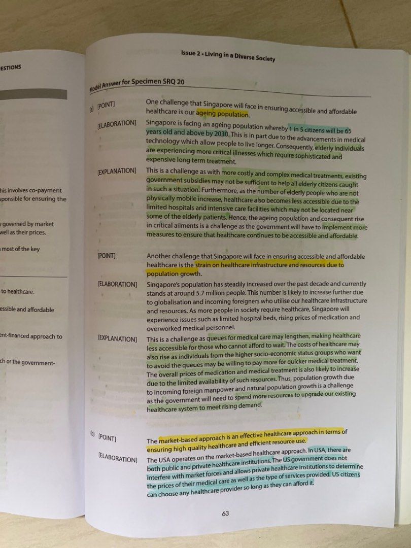 SS O Level Guide for structured-response questions, Hobbies & Toys ...