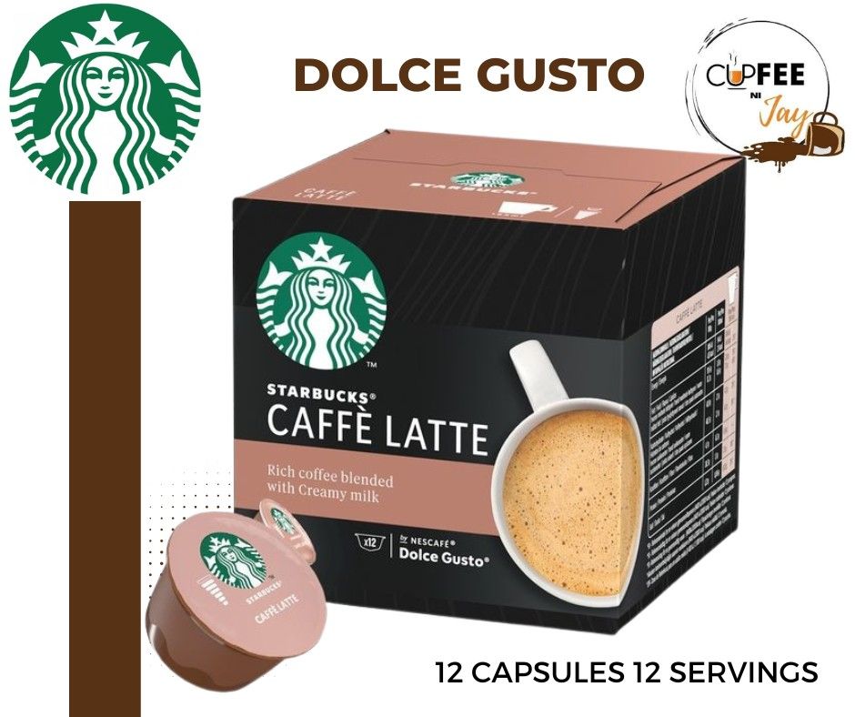 STARBUCKS DOLCE GUSTO CAFFE LATTE, Food & Drinks, Beverages on Carousell