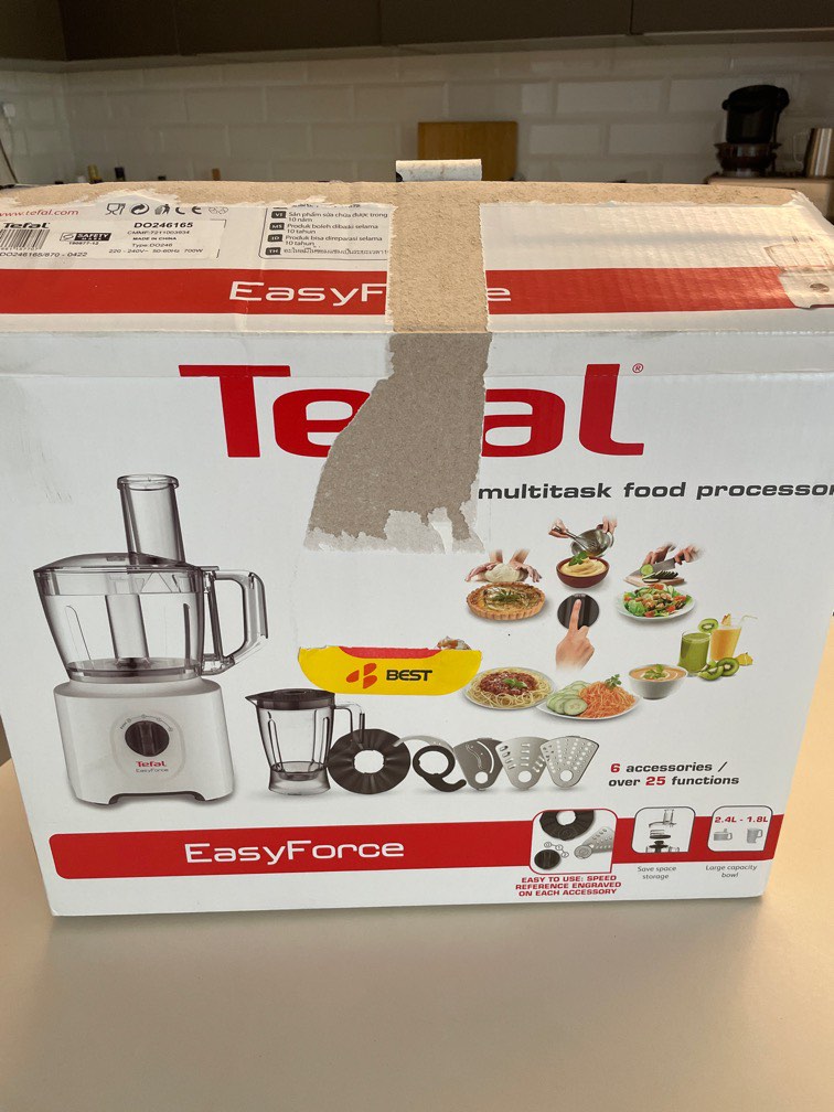 Tefal EasyForce Food Processor, TV & Home Appliances, Kitchen ...