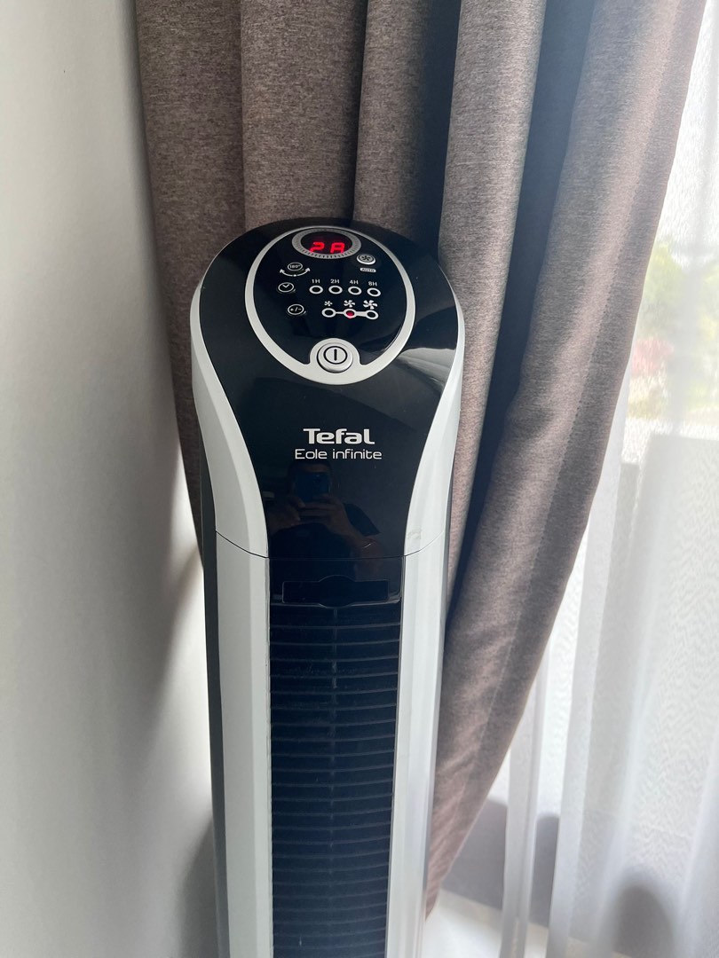 Tefal standing Tower Fan Eole infinite, Furniture & Home Living ...
