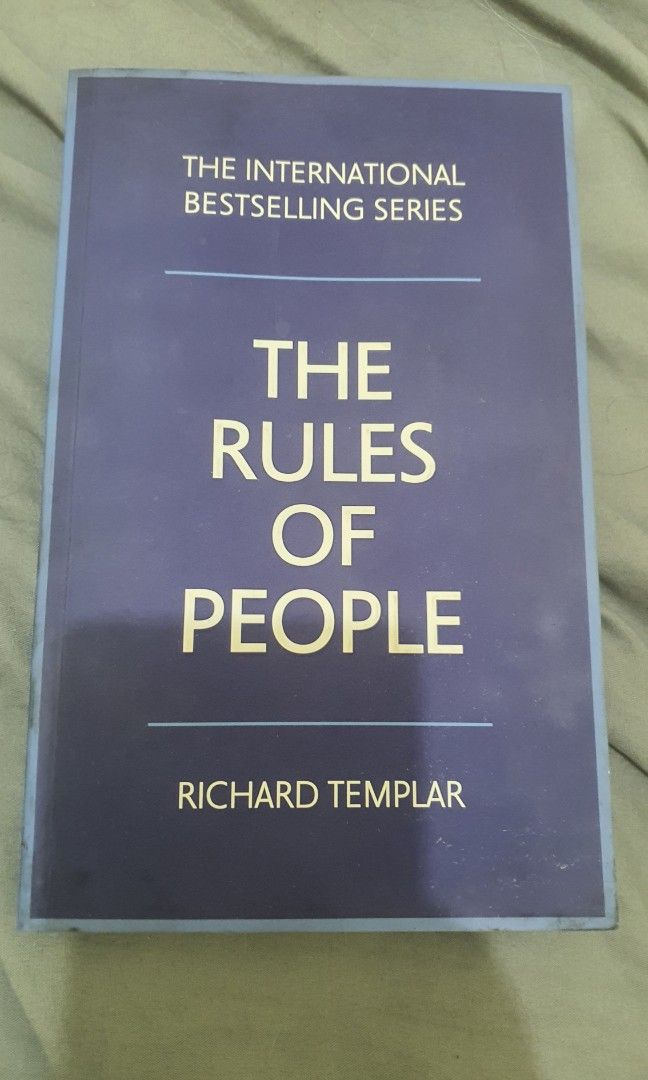 The Rules Of People by Richard Templar, Hobbies & Toys, Books ...