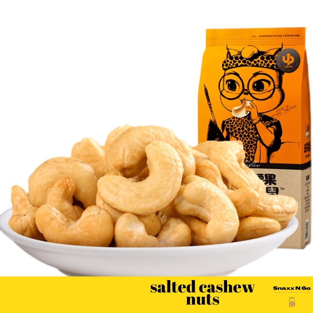 BUY 3 at 15% THREE SQUIRRELS Cashew Nuts 185g / Roasted Purple Skin ...