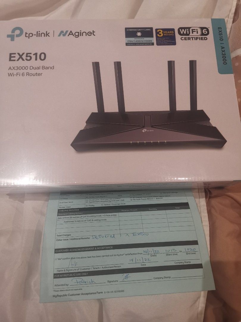 TP-Link EX510 Wifi 6 Router, Computers & Tech, Parts & Accessories ...