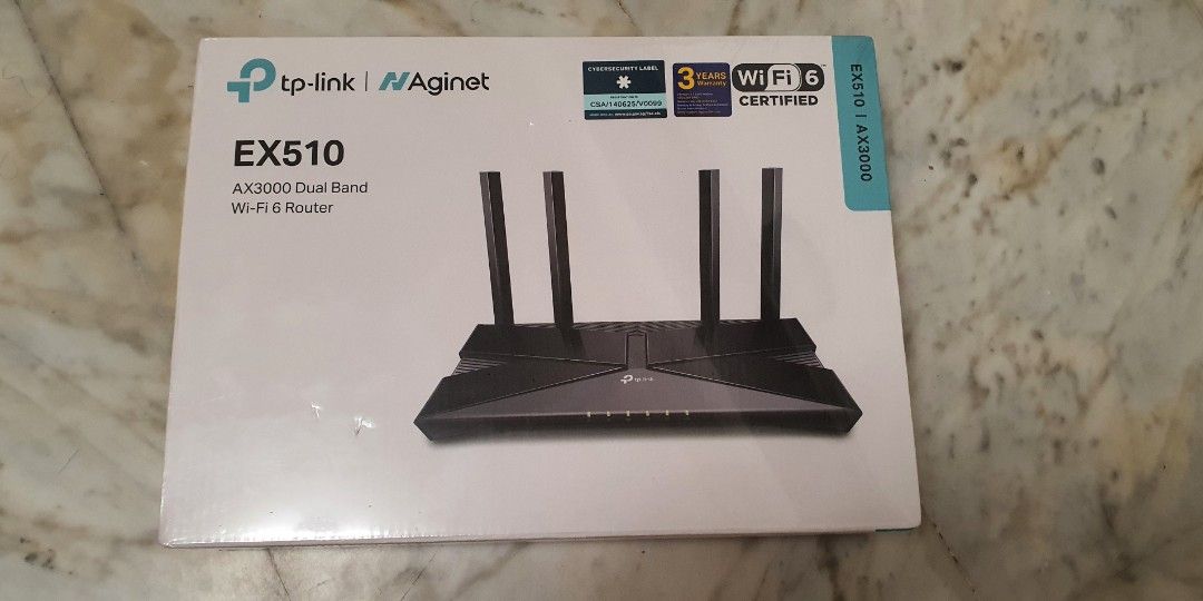 TP-Link EX510 AX3000 Dual Band WiFi 6 Router, Computers & Tech, Parts ...
