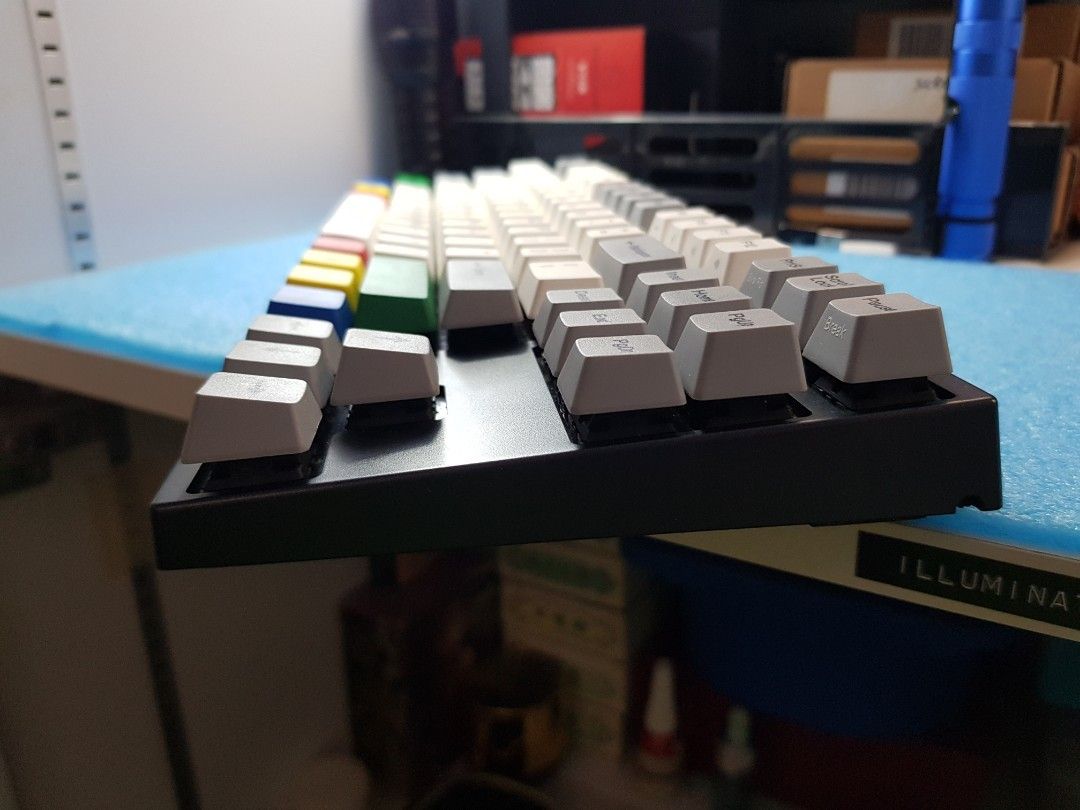 Varmilo VA87M RGBY White LED TKL Dye Sub PBT Mechanical Keyboard ...