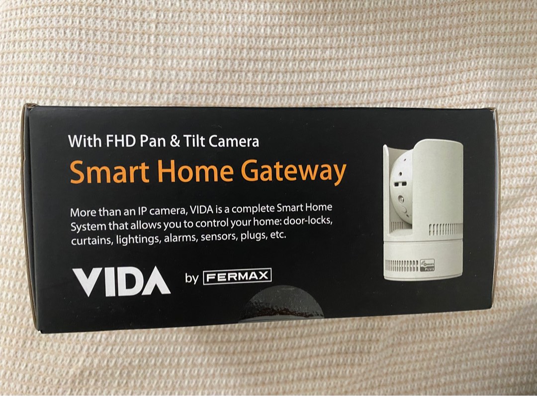 Vida by Fermax - Smart Home Gateway with FHD Pan and Tilt Camera, Furniture & Home Living ...