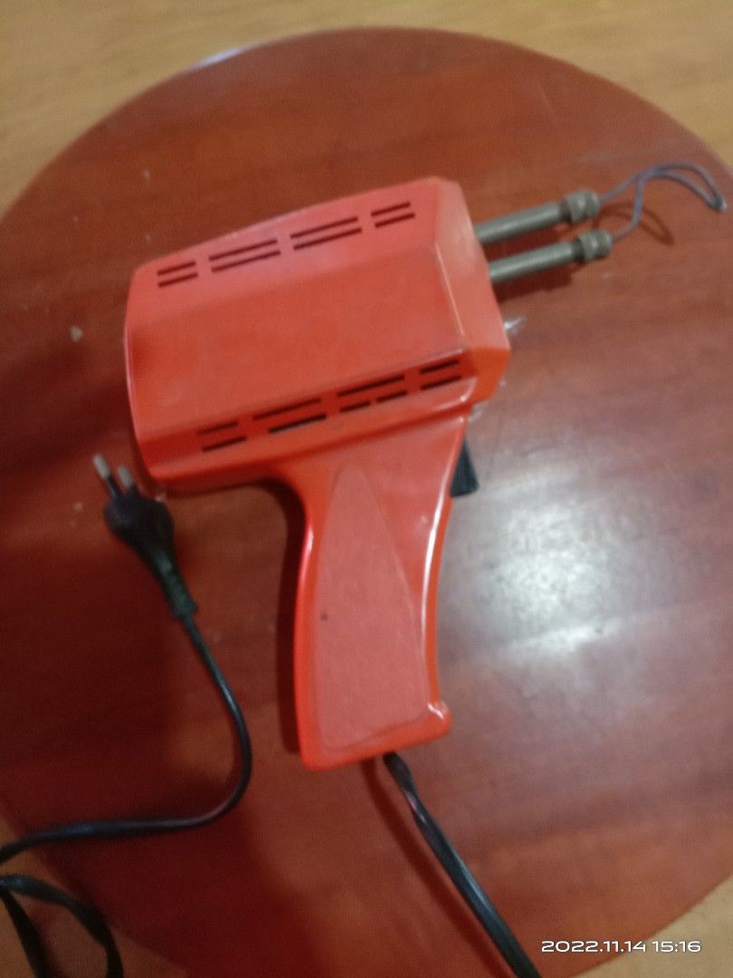 Vintage Ferm soldering iron gun,220 volts,made in italy, Hobbies & Toys ...