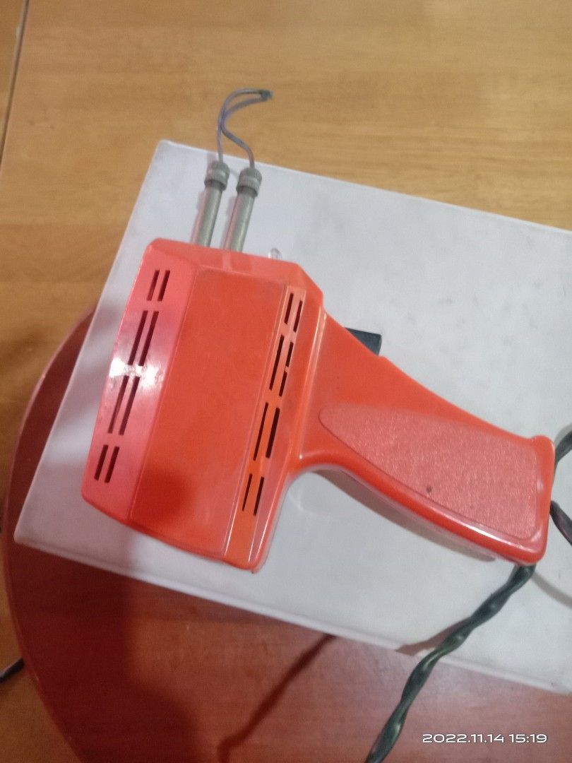 Vintage Ferm soldering iron gun,220 volts,made in italy, Hobbies & Toys ...