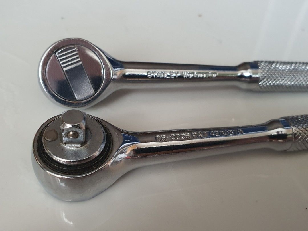 1. Vintage Stanley Workmaster 86-000S Reversible Ratchet Wrench 1/4 ...